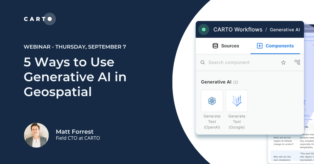 5 Ways to Use Generative AI in Geospatial