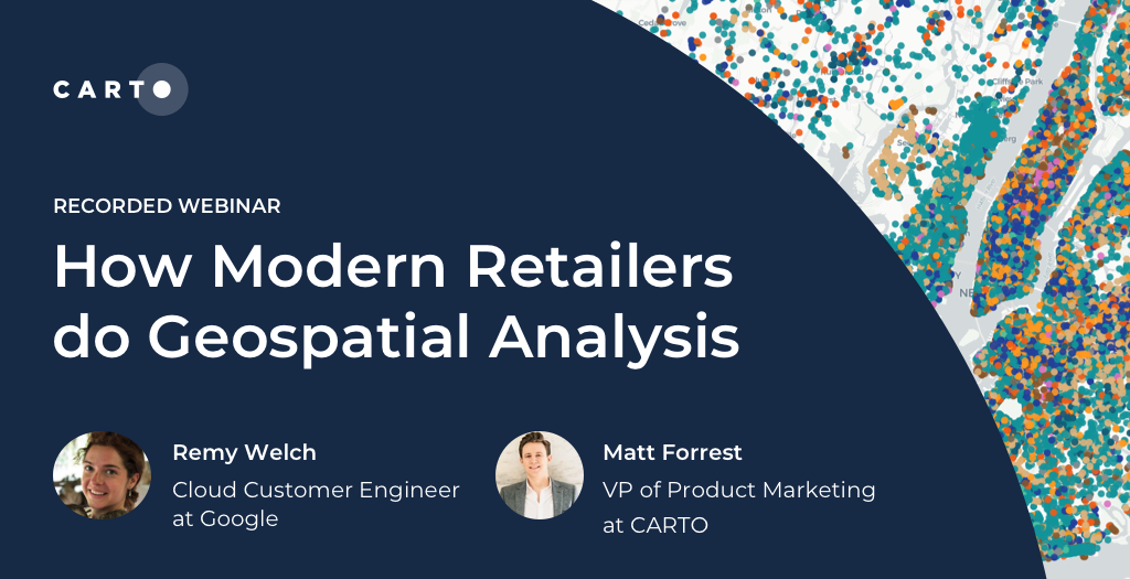 How Modern Retailers do Geospatial Analysis